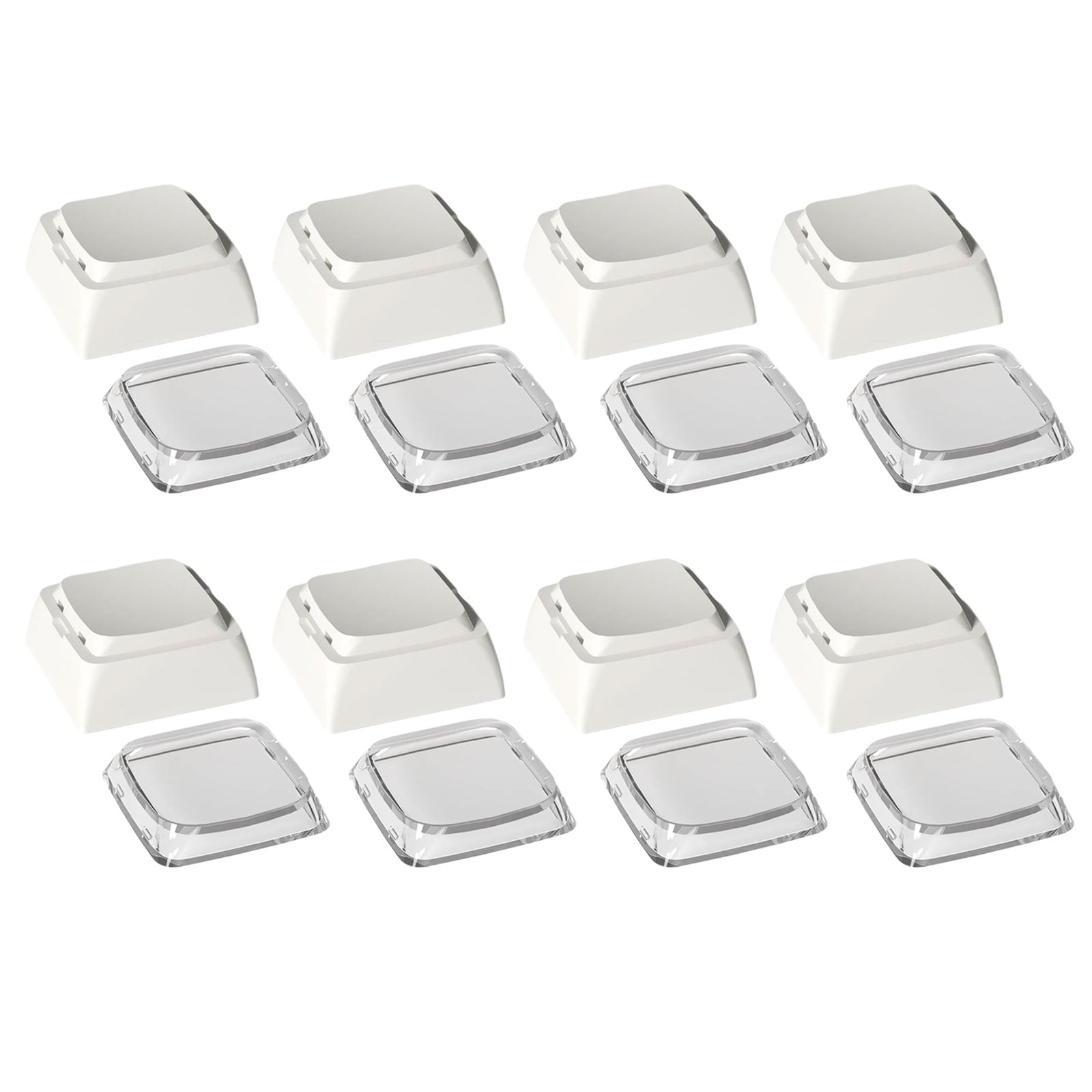 8Pieces PC Keycap Set XDA Height Wear Resistant for Mechanical ...