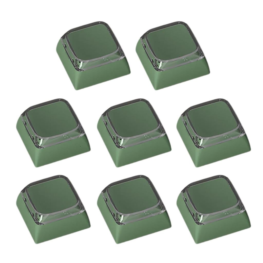 8Pieces XDA Height Keycap Set Wear Resistant PBT+PC for Mechanical ...