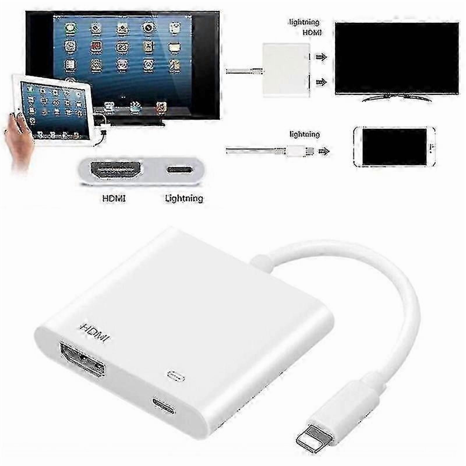 8Pin Lightning to HDMI Adapter for Phone Digital AV Cable - Walmart.com
