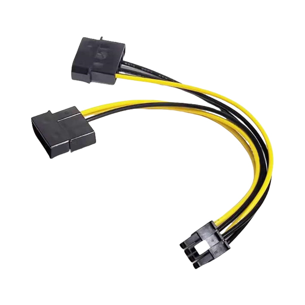 8Pin Male To Double 4Pin Female Video Card Power Cord 8Pin To Double ...
