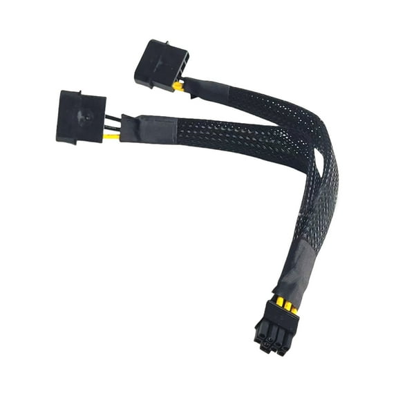 8Pin Male To Double 4Pin Female Video Card Power Cord 8Pin To Double ...