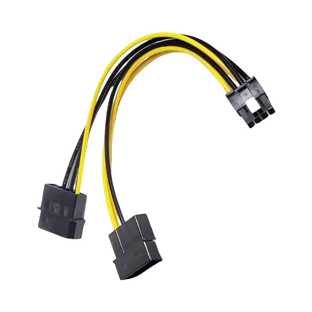 8Pin To Double 4Pin Video Card Power Cord Y Shape 8Pin Graphics Card ...