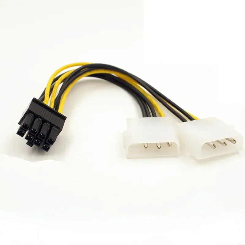 8Pin To Dual 4Pin Video Card Power Cord 180W Y Shape 8 Pin PCI Express ...