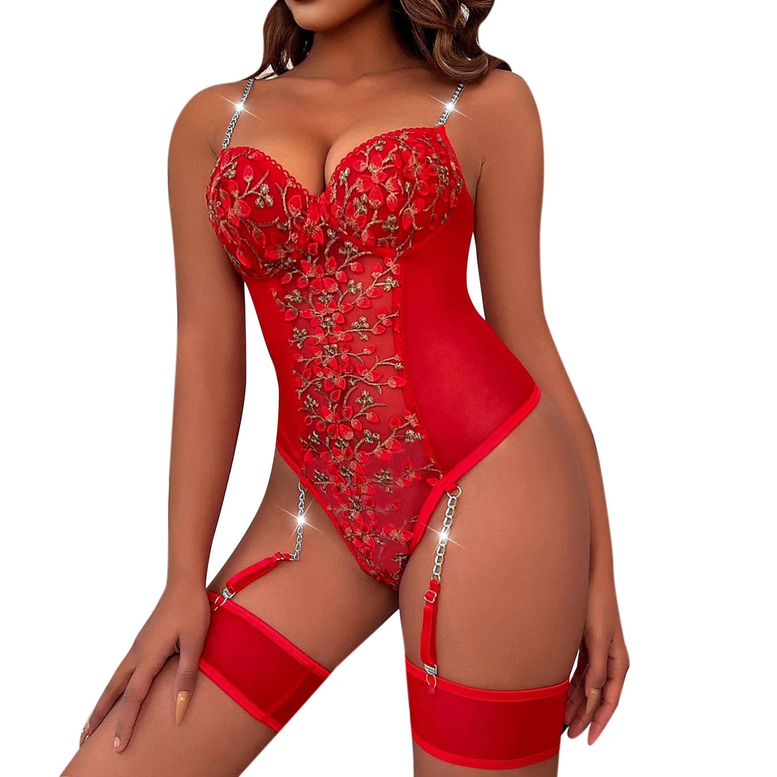 8qida Lingerie Sets For Women Sexy Plus Size White Sexy Women Lingerie