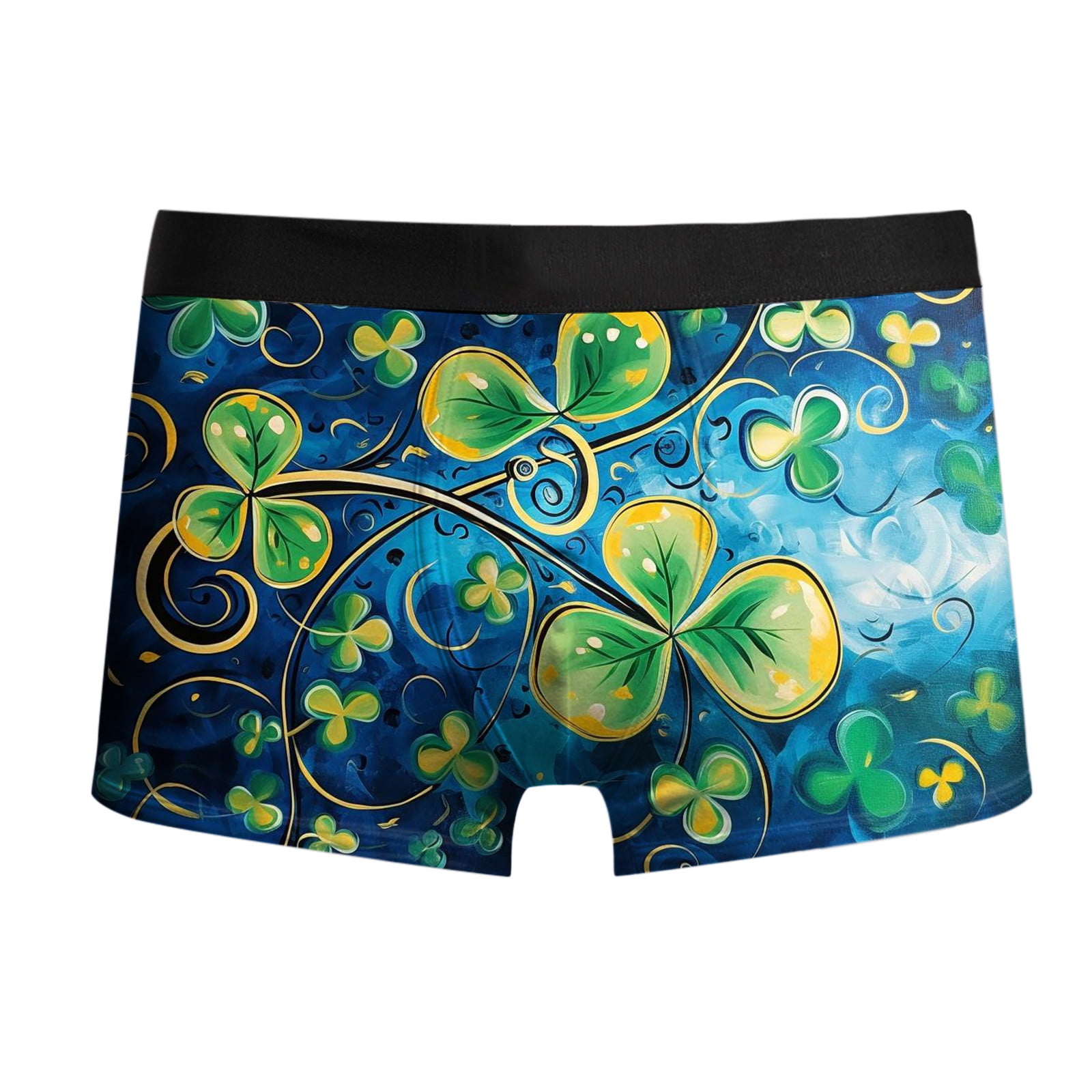 8QIDA Men's St. Patrick's Holiday Fashion Printed Underwear Underwear ...