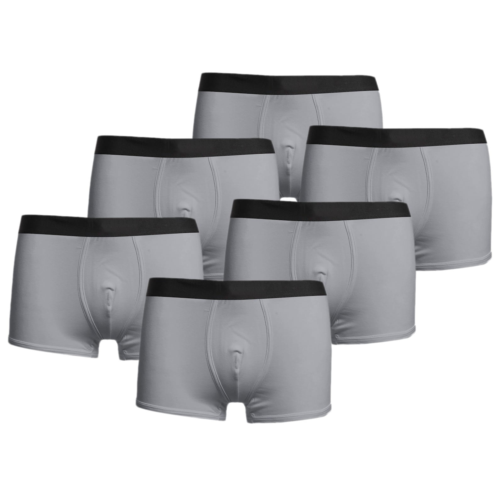 8QIDA Mens Mid Rise Underwear Combination Milk Silk Breathable Boxer ...