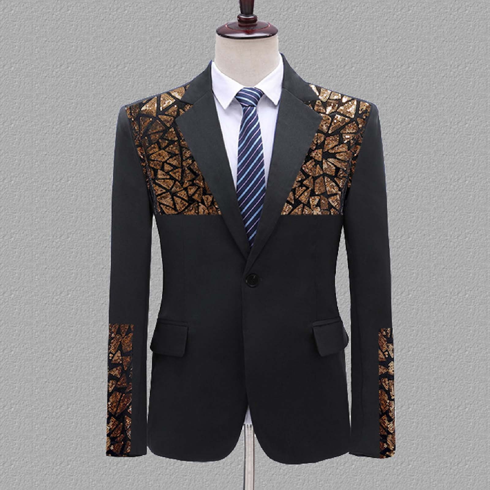 8QIDA Mens Suits Classic Fit Stretch Autumn Mens Suit Performance ...