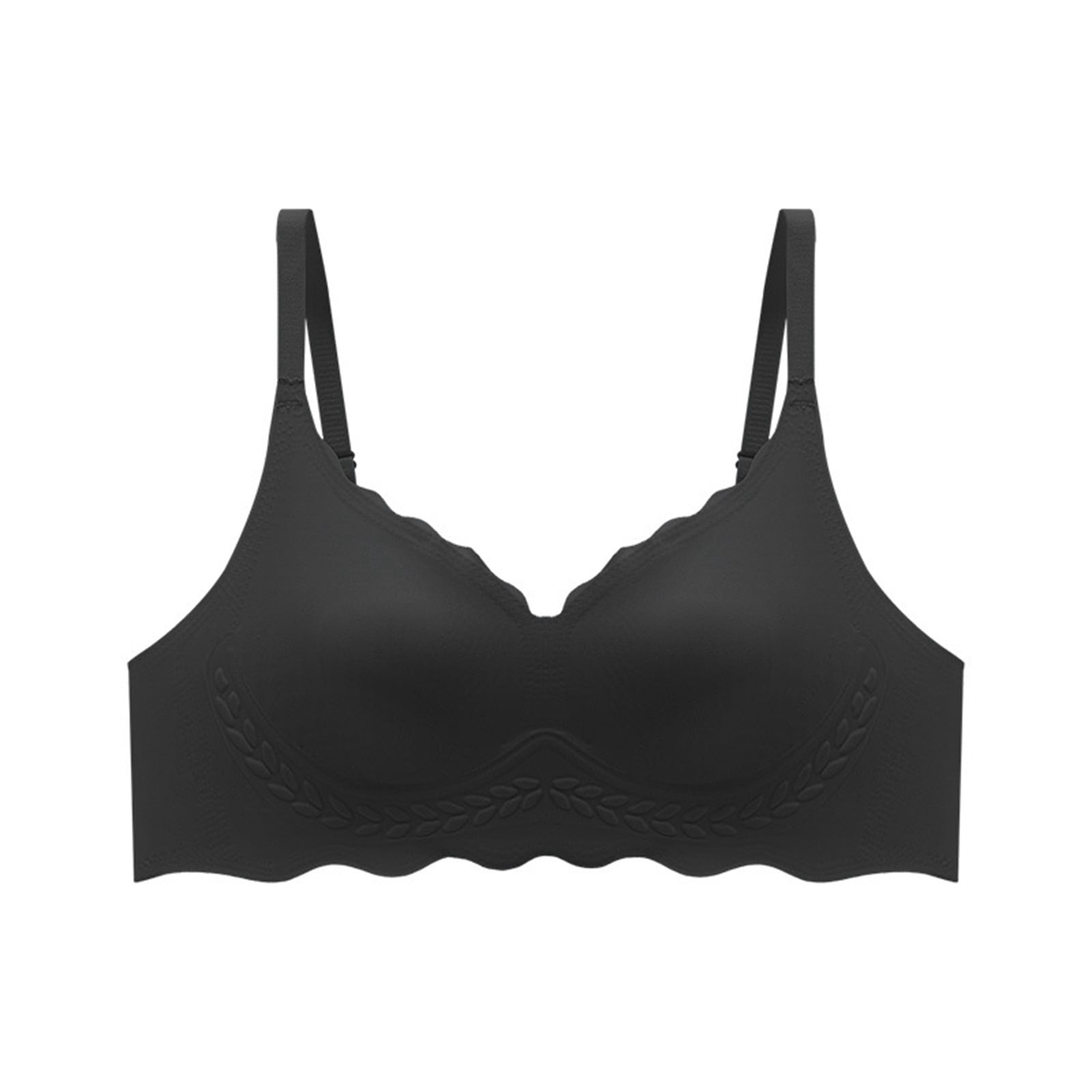 8qida Sexy Womens Bra Sets 4pc Womens Front Side Buckle Edge Without