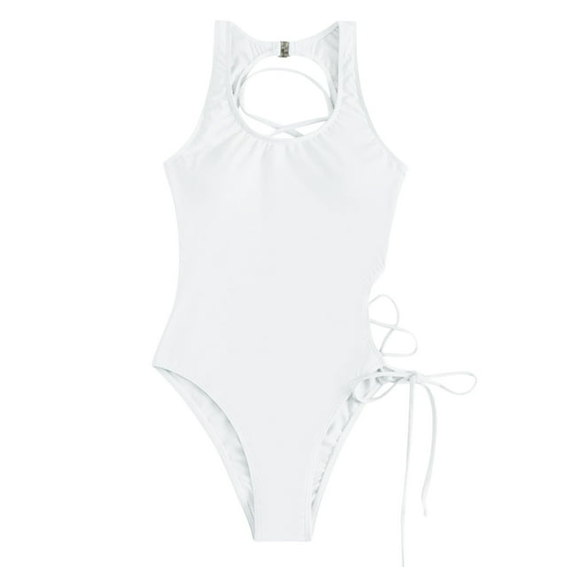 8qida Summer Bathing Suit For Women 2 Piece Bikini New Sexy Solid Color Lace Up Swimsuit Womens