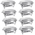 8QT Chafing Dish Buffet Set Stainless Steel Food Warmer Chafer Complete ...