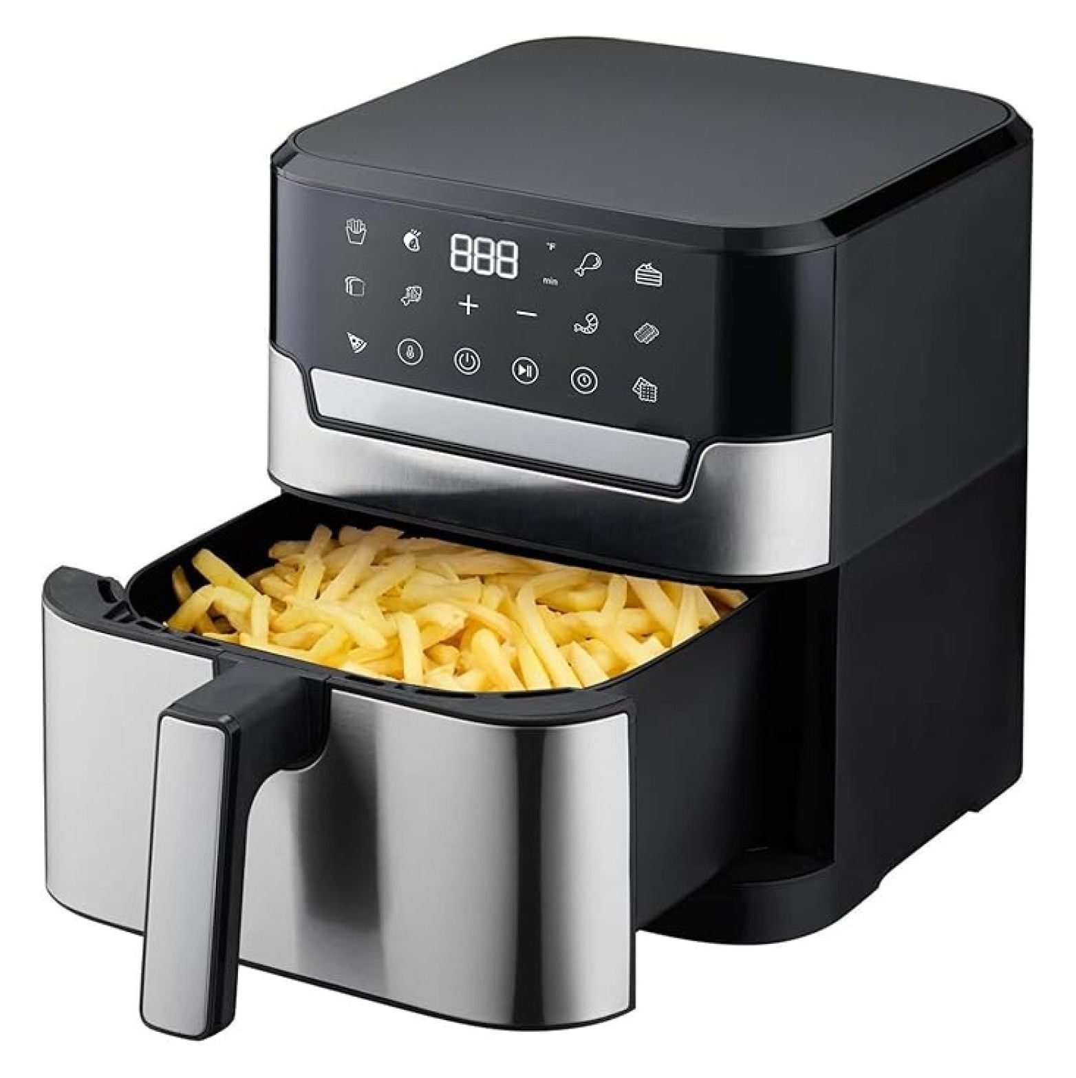 8QT Digital Air Fryer, 1500W Electric Air Fryer Toaster Oven, Oil -Free ...
