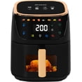 8QT Large Air Fryer Compact, 8 Preset Menus Airfryer, One-Touch Digital ...