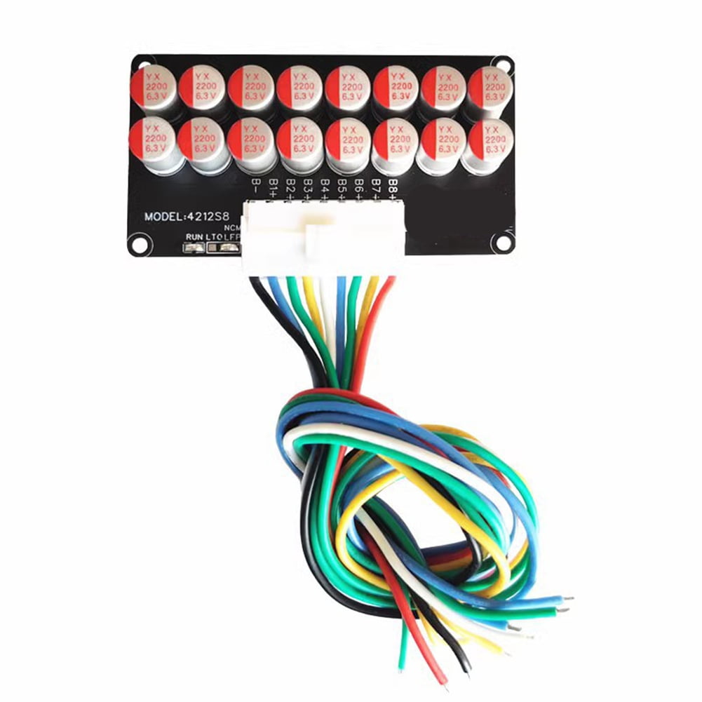 8S 3A Active Equalizer Balancer 6S 7S Lifepo4/Lipo/LTO Battery Equalization Capacitor Shell 6-8S ...