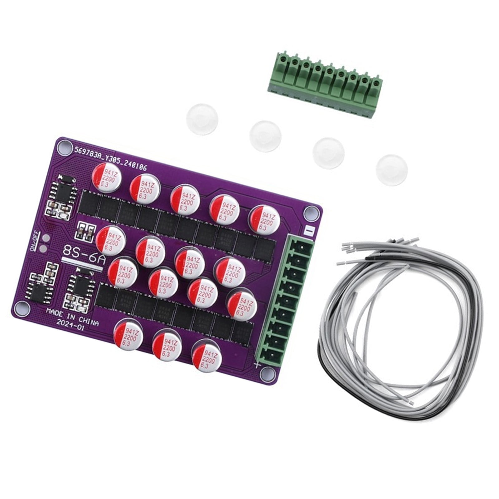 8S Active Equalizing Balancing Balance Energy Transfer Equalizing Board ...
