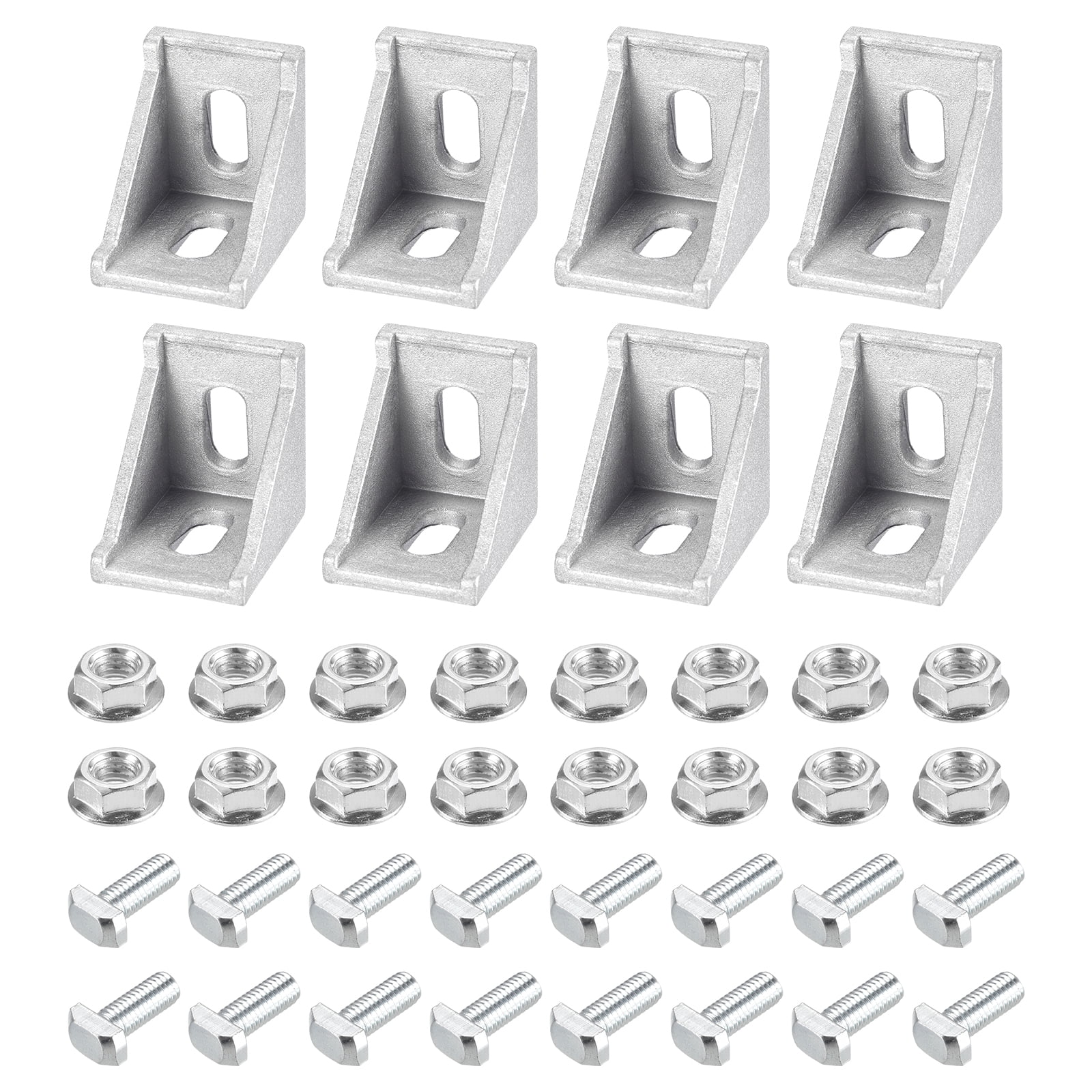 8Sets 3030 European Inside Corner Bracket Gusset Kits 35x35x29mm ...