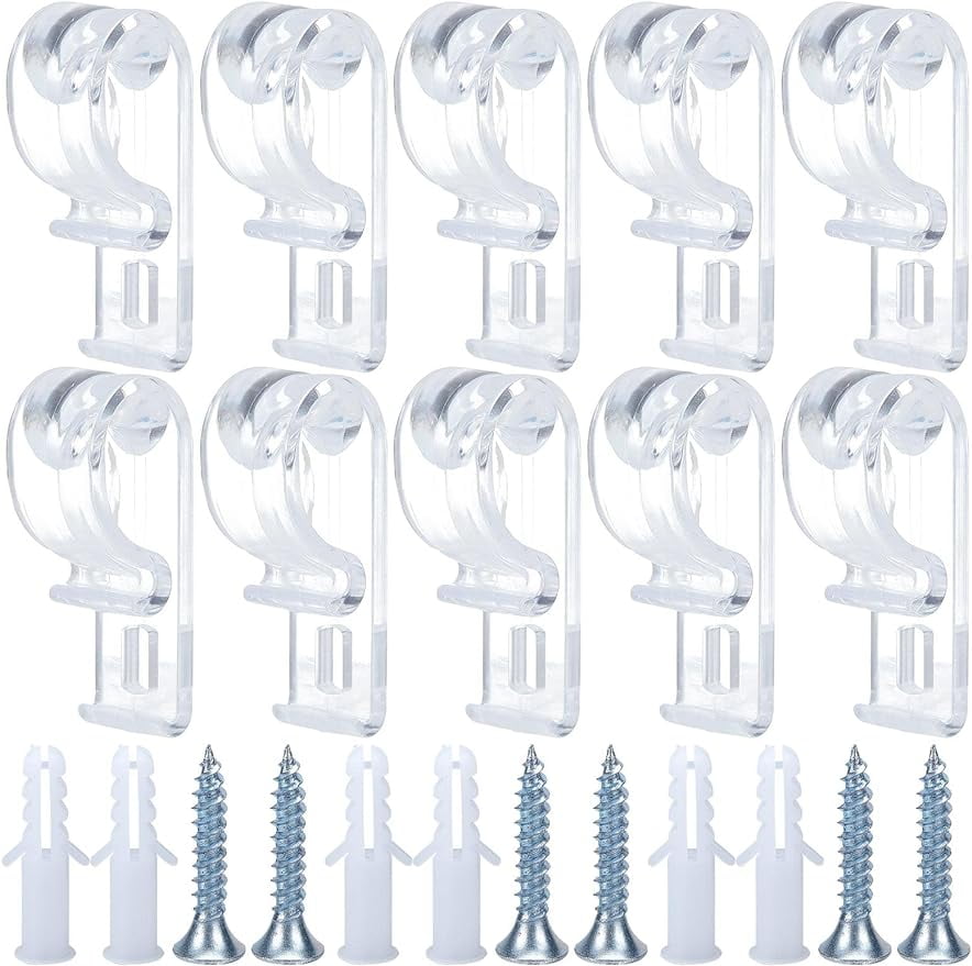8Sets Blind Safety Clips Roller Shade Clear Safety Chain and Cord Guide ...