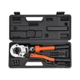 8T 360° Rotatable Head Hydraulic Copper Pipe Crimping Tool Pliers CW ...