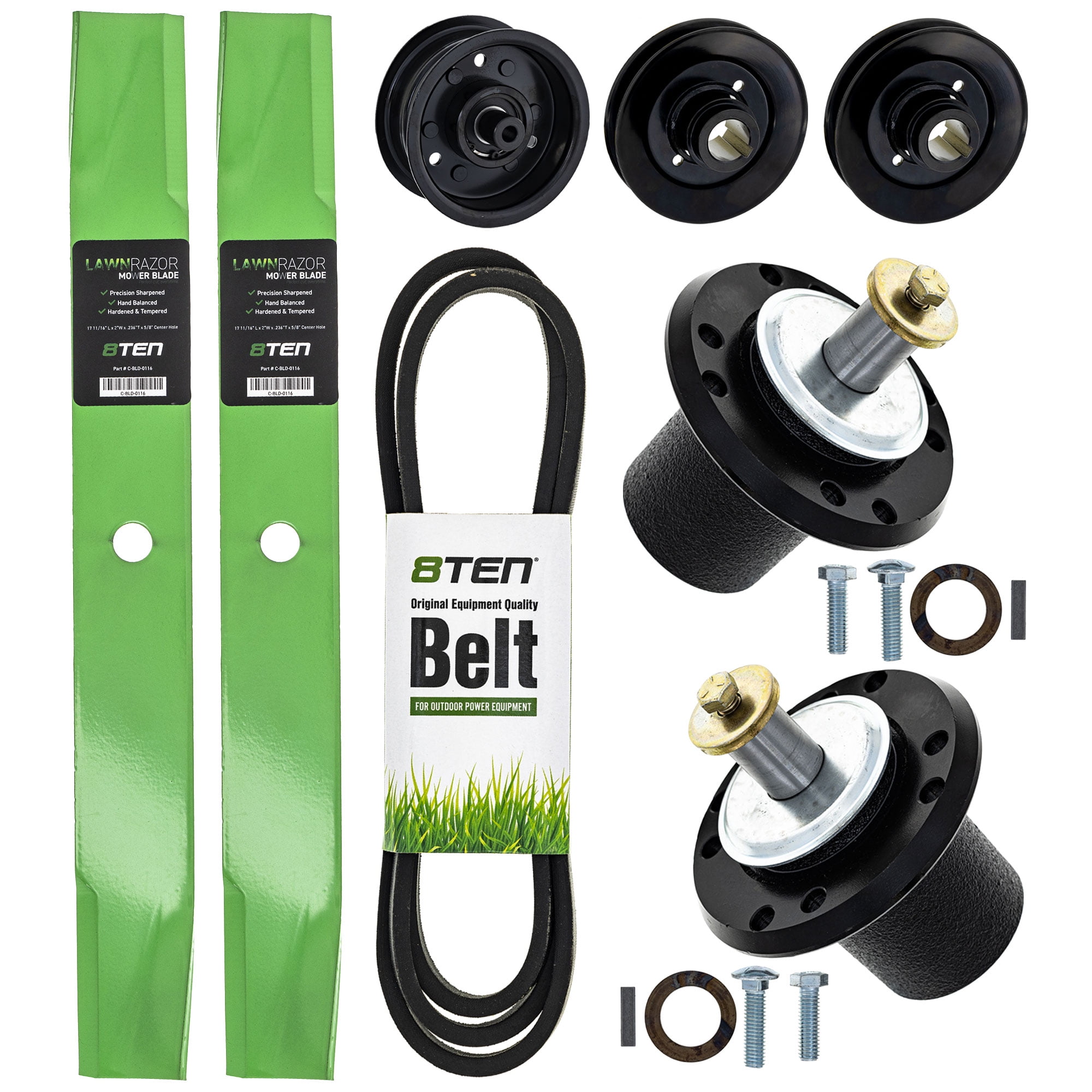 8TEN Blade Spindle Belt Idler Kit for Gravely Pro-Walk 150 58803600 ...