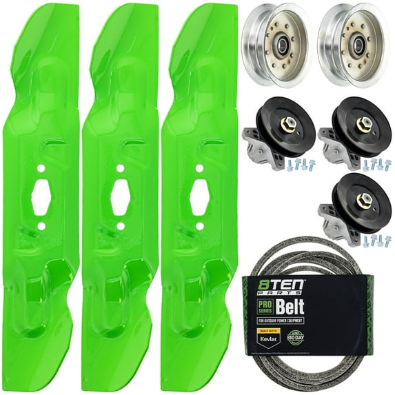 8TEN Blade Spindle Belt Idler Kit for Troy Bilt Super Bronco 50K XP ...