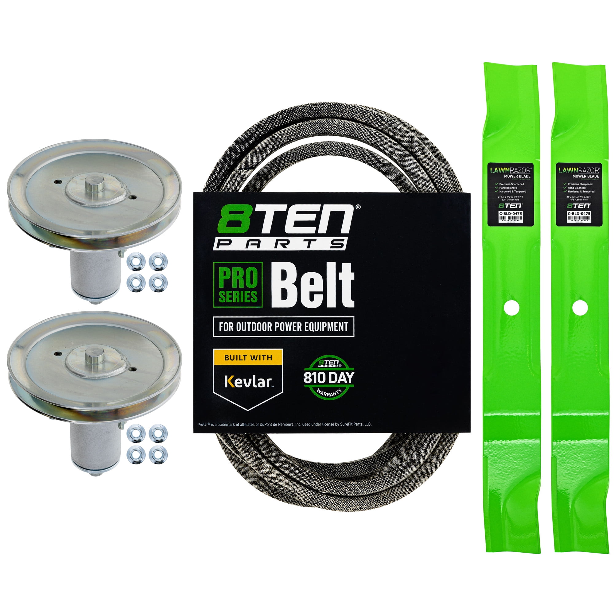 8TEN Blade Spindle Belt Kit for Ariens Edge 42-inch Deck 04965000 ...