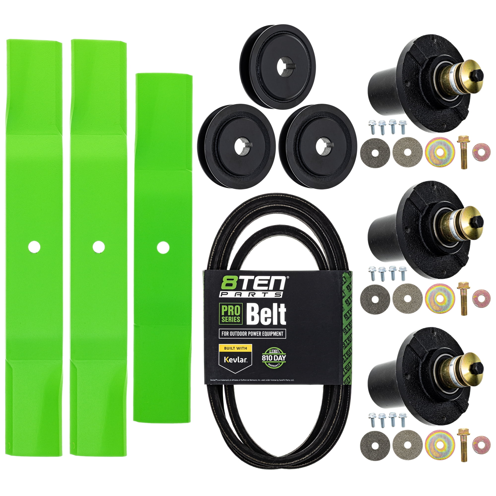 8TEN Blade Spindle Belt Kit for Grasshopper 9548 9648 48-inch 320239 ...