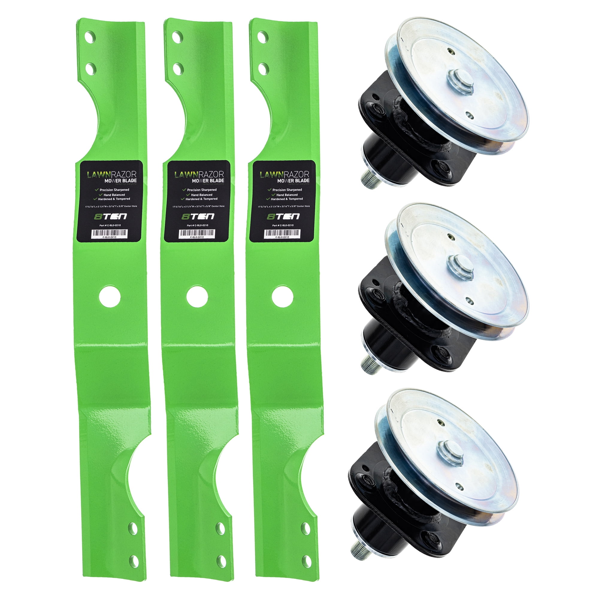 8TEN Blade Spindle Kit for Ariens Gravely 03971900 51519500 50-inch ...