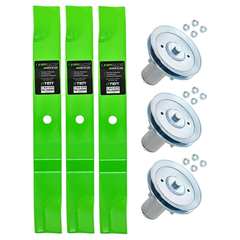 Spindle Assembly Gravely 52 Inch Mower Blades 8TEN Blade Spindle Kit ...