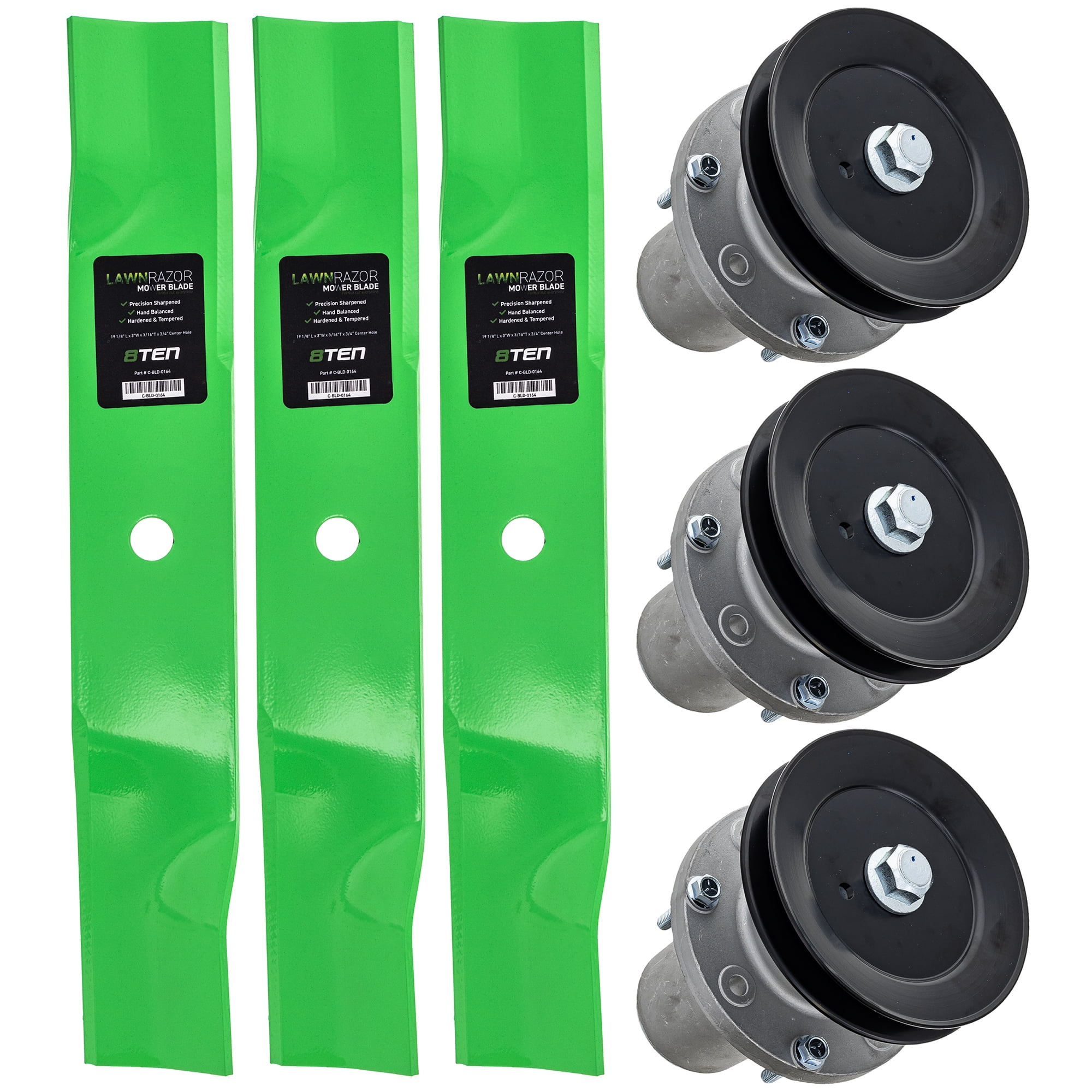 8TEN Blade Spindle Kit for Cub Cadet PRO Z 154-S 54-inch 942-04416 918 ...