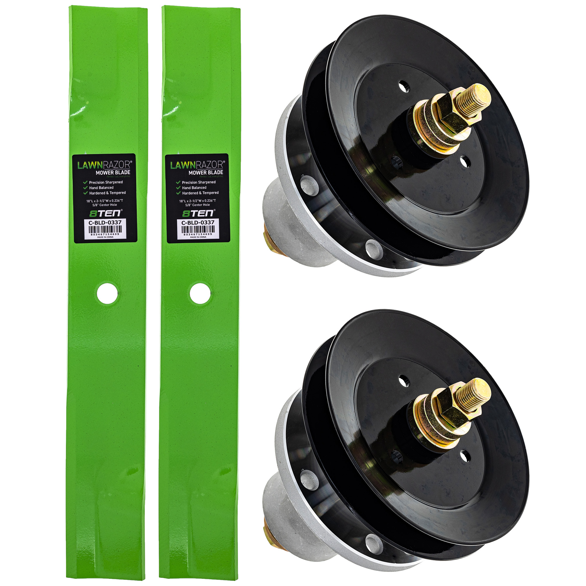 8TEN Blade Spindle Kit for Exmark 1-324265 103-2508 36-inch Deck ...