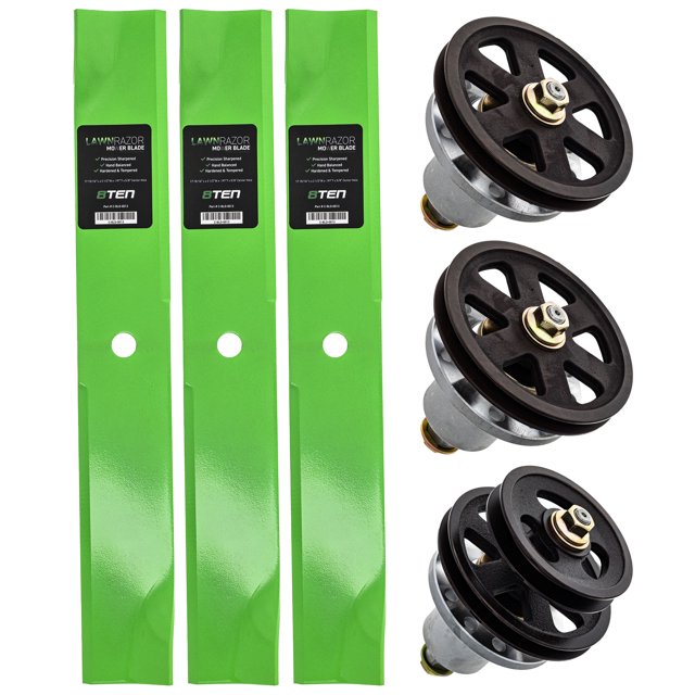 8TEN Blade Spindle Kit for Exmark 1-554019 1-554033 103-6580 52-inch MK1009689 - Walmart.com