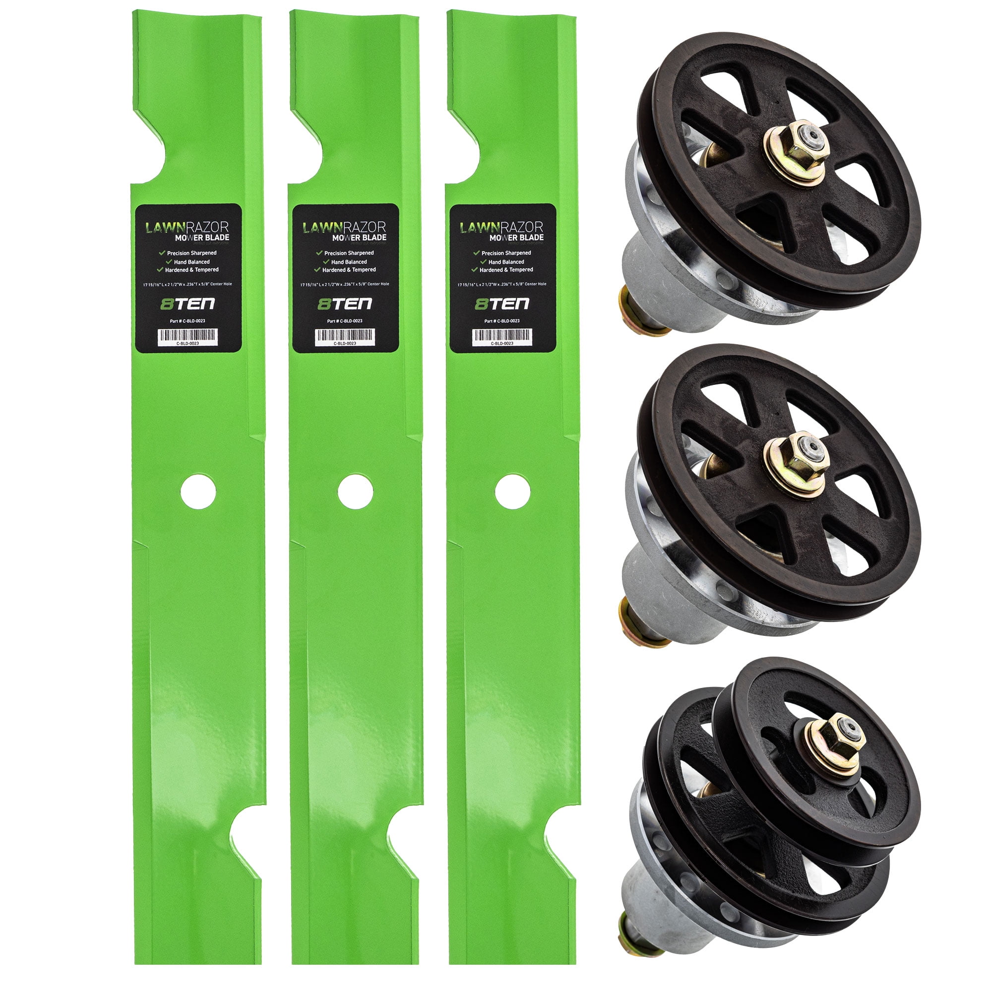 8TEN Blade Spindle Kit for Exmark 1-554019 1-554033 103-6582 52-inch ...