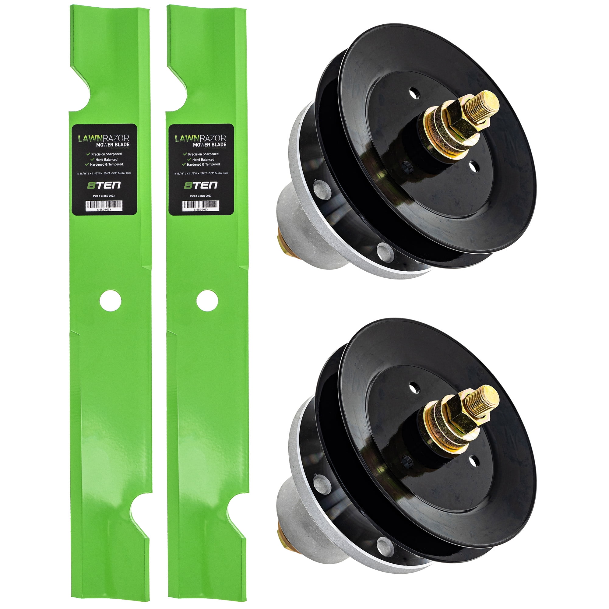 8TEN Blade Spindle Kit for Exmark 103-6581 103-8387 32-inch Deck ...