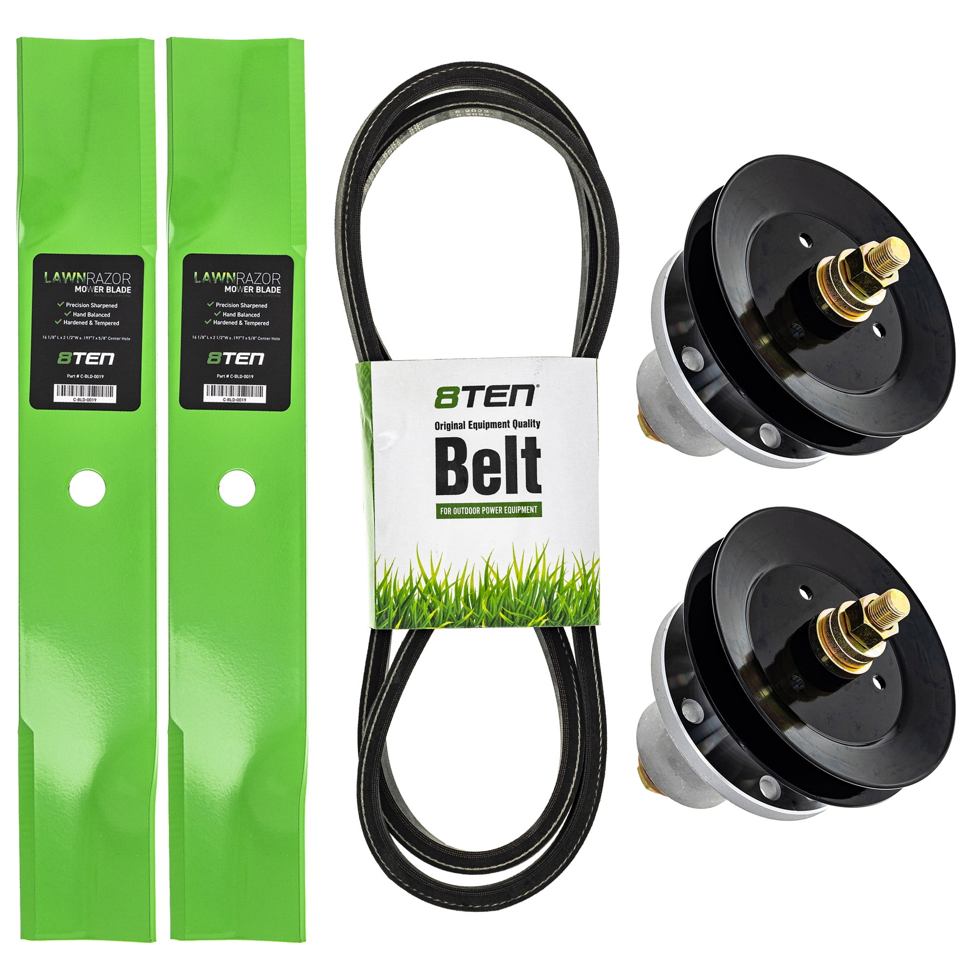 8TEN Blade Spindle Kit for Exmark 103-6583 103-8387 32-inch Deck ...