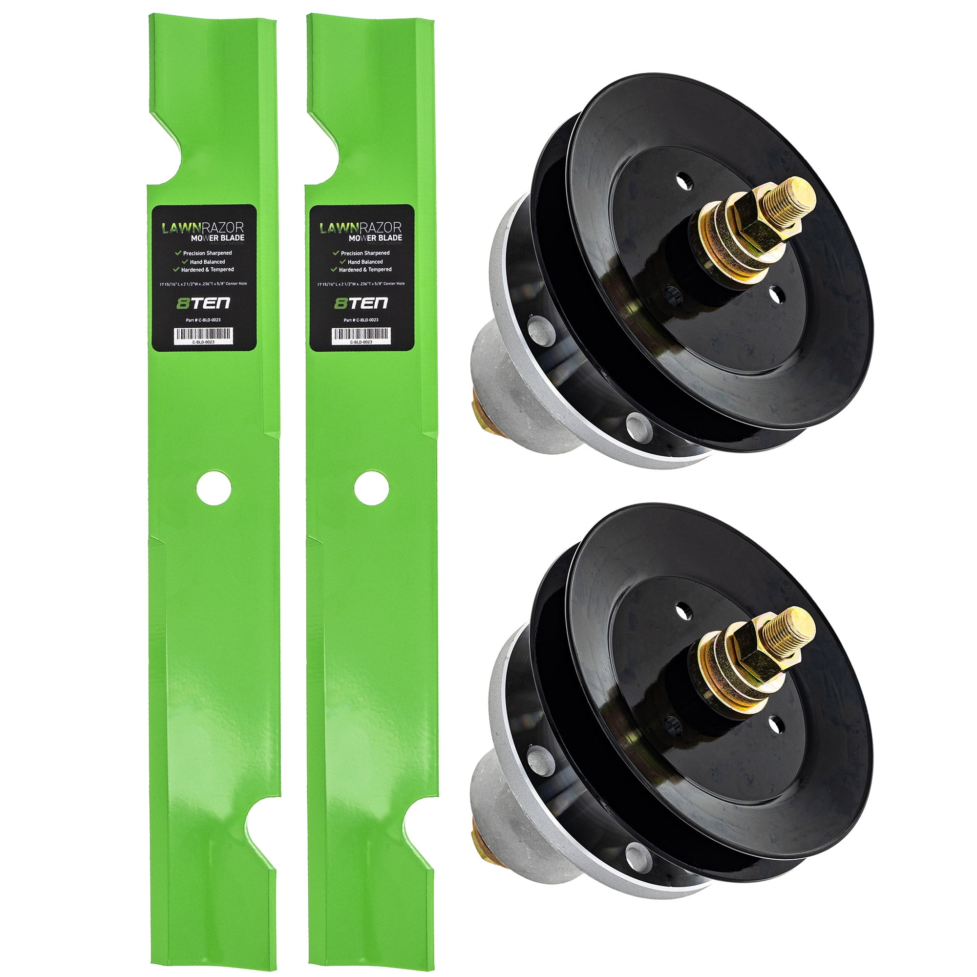 8TEN Blade Spindle Kit for Exmark 103-8387 103-6582 36-inch Deck ...