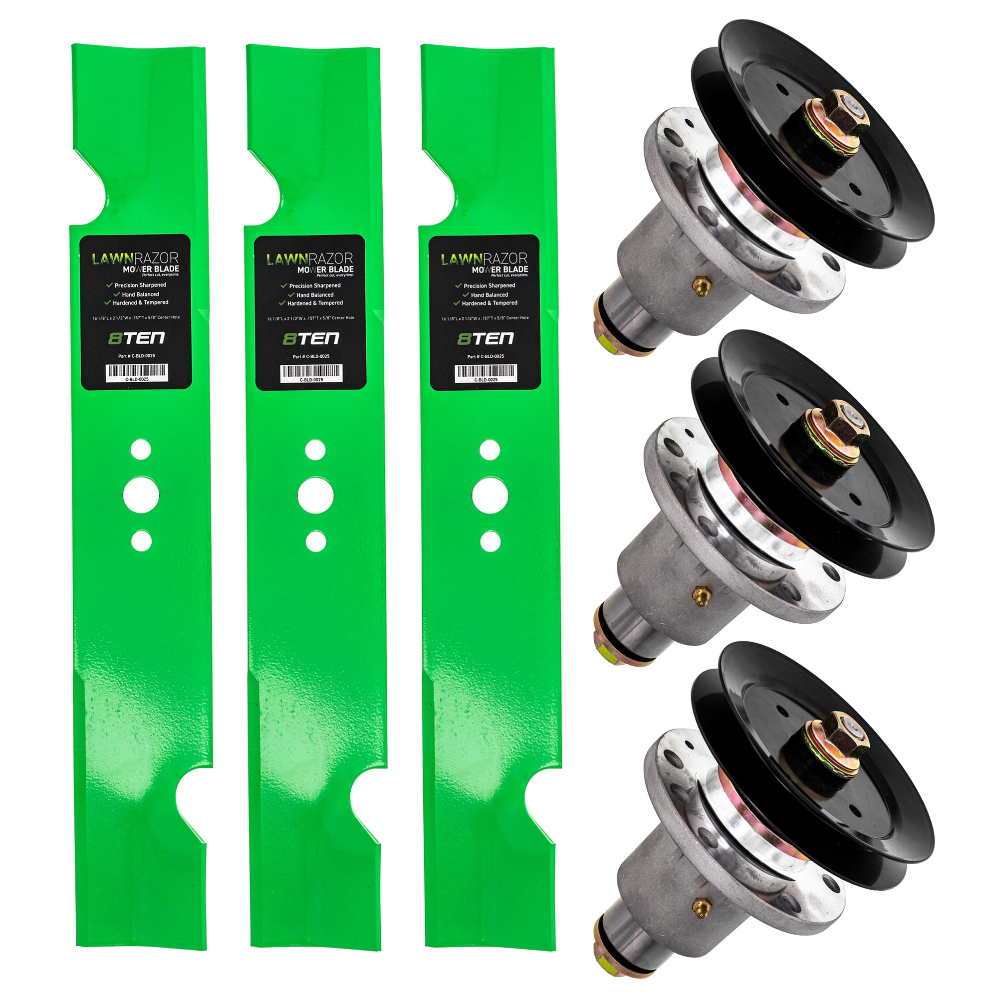 8TEN Blade Spindle Kit for Exmark 48 inch LHP4818KC Lazer Z HP ...