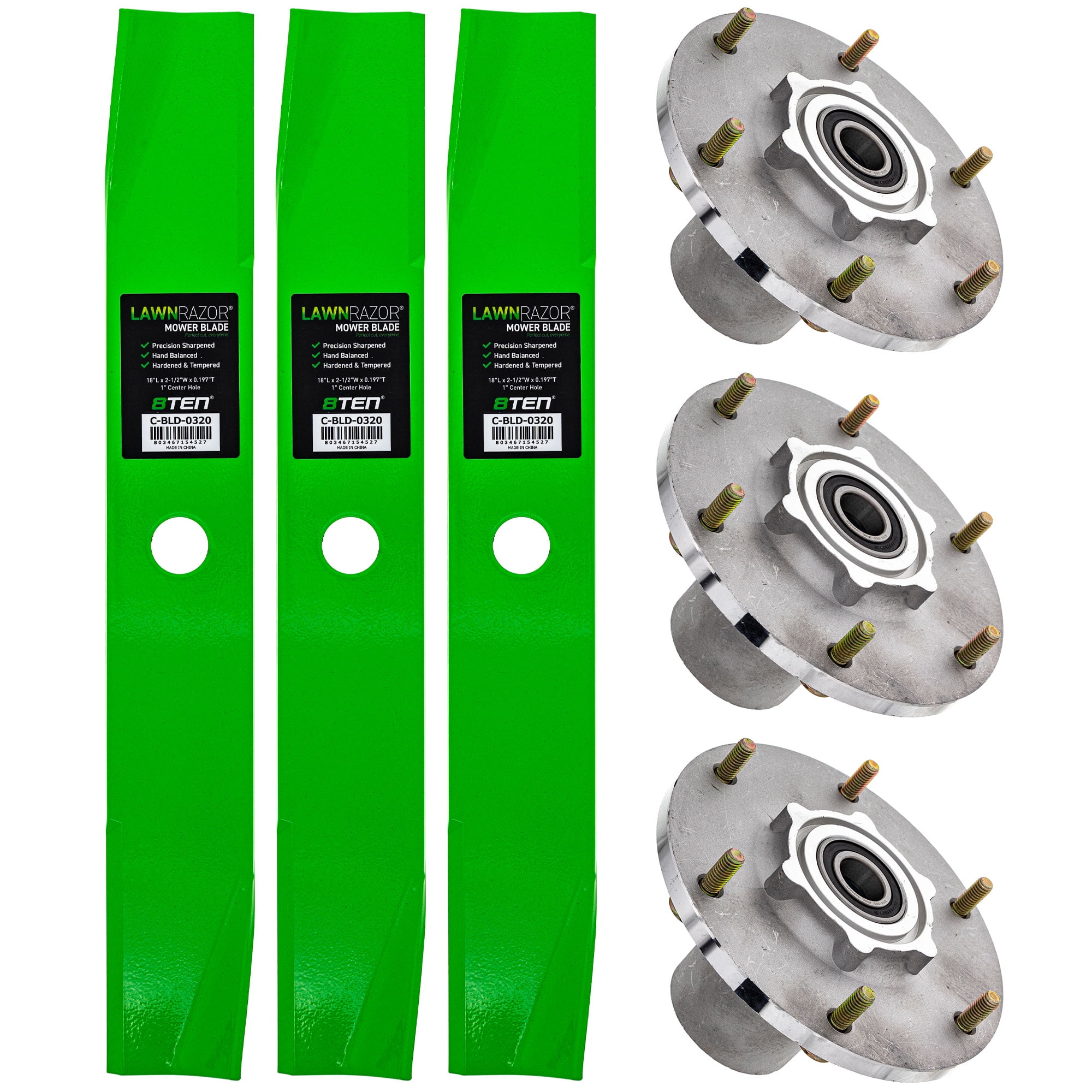 8TEN Blade Spindle Kit for Exmark 52-inch Deck 116-3344 109-6390-S ...