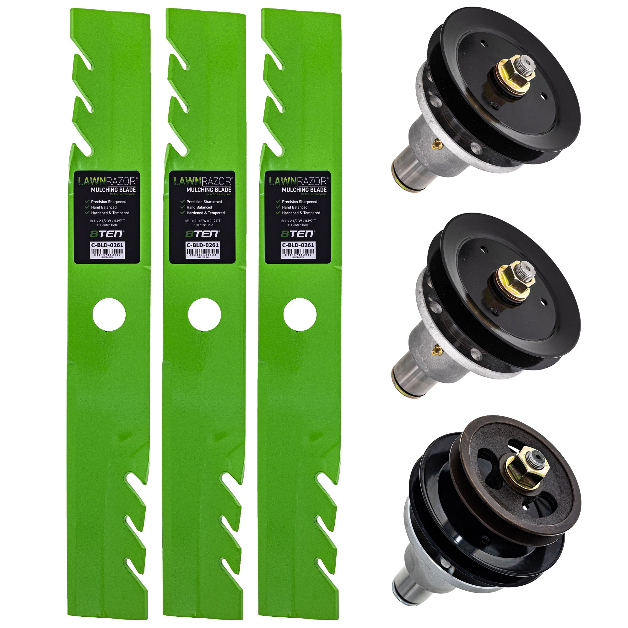 8TEN Blade Spindle Kit for Exmark FMD524 1-323532 103-3200 52-inch ...