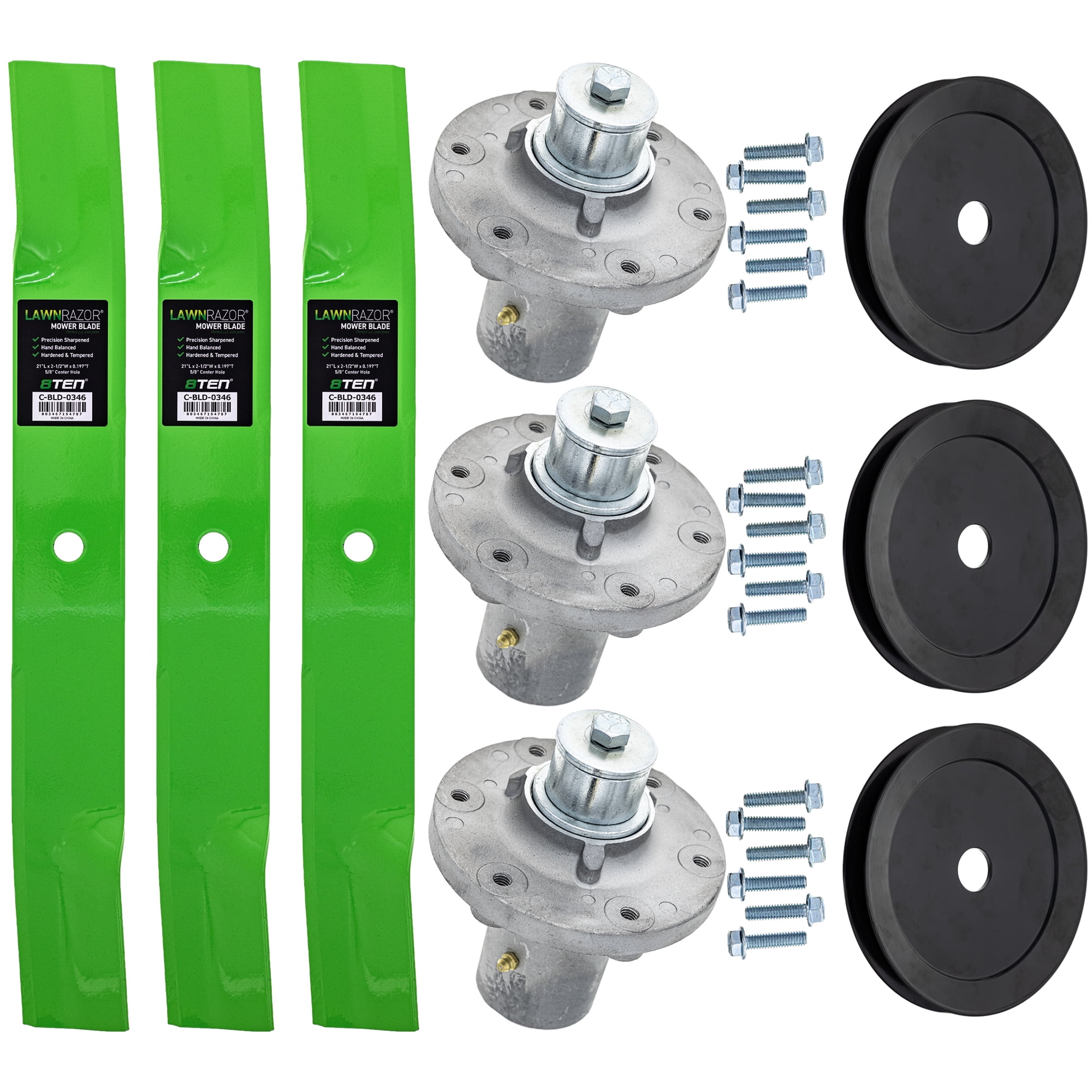 8TEN Blade Spindle Kit for Ferris 500S 61-inch 5104045S 1761761 ...