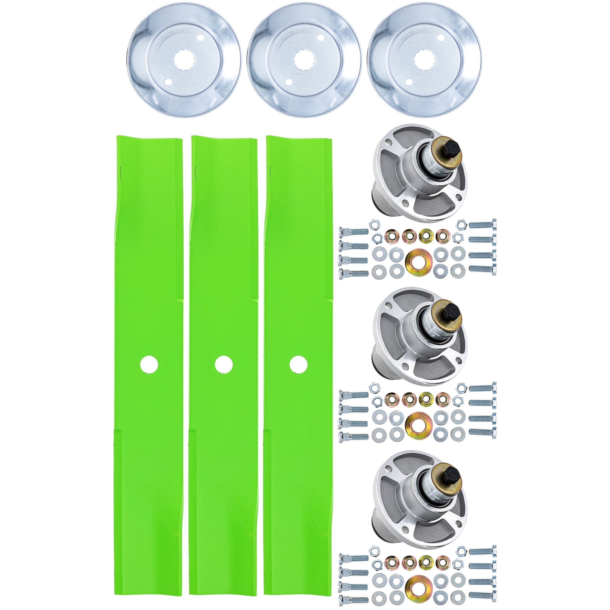 8TEN Blade Spindle Kit for Hustler Raptor SD Flip Up 48-inch Deck ...