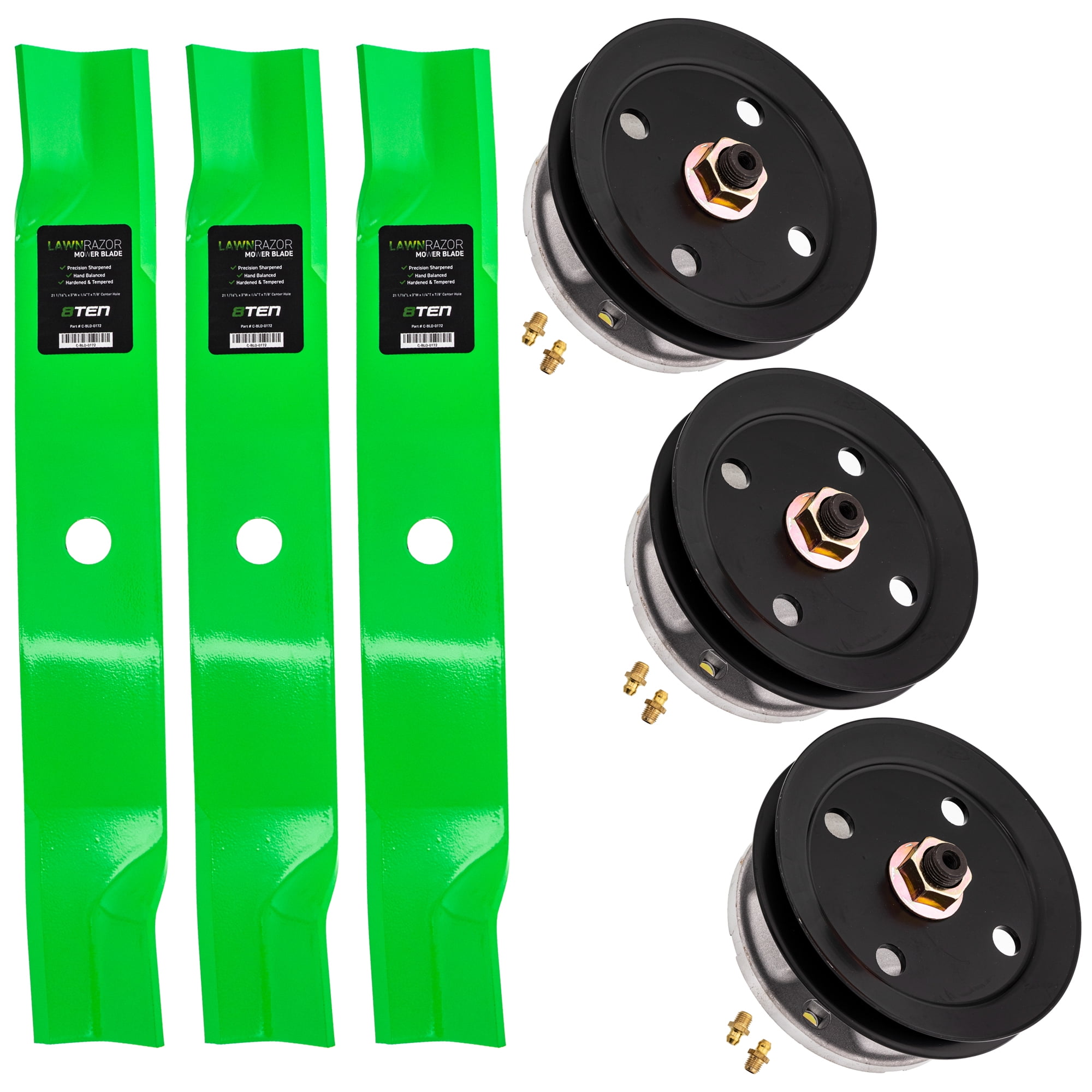 8TEN Blade Spindle Kit for John Deere 60 inch F735 Diesel MK1005744 ...