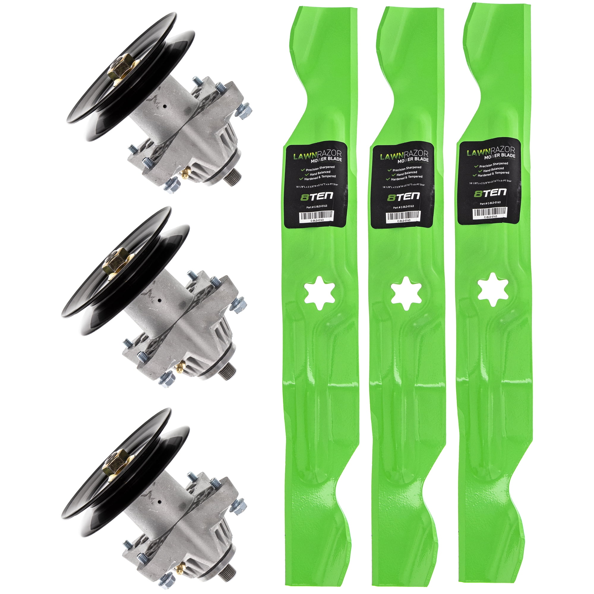 8TEN Blade Spindle Kit for MTD Cub Cadet RZT 50 942-04053C MK1002287 ...