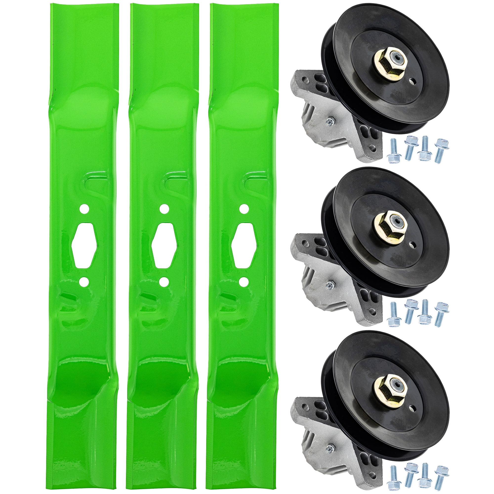 8TEN Blade Spindle Kit for Troy Bilt Super Bronco 50 XP 742P05094-L 618P09255 MK1012214 ...