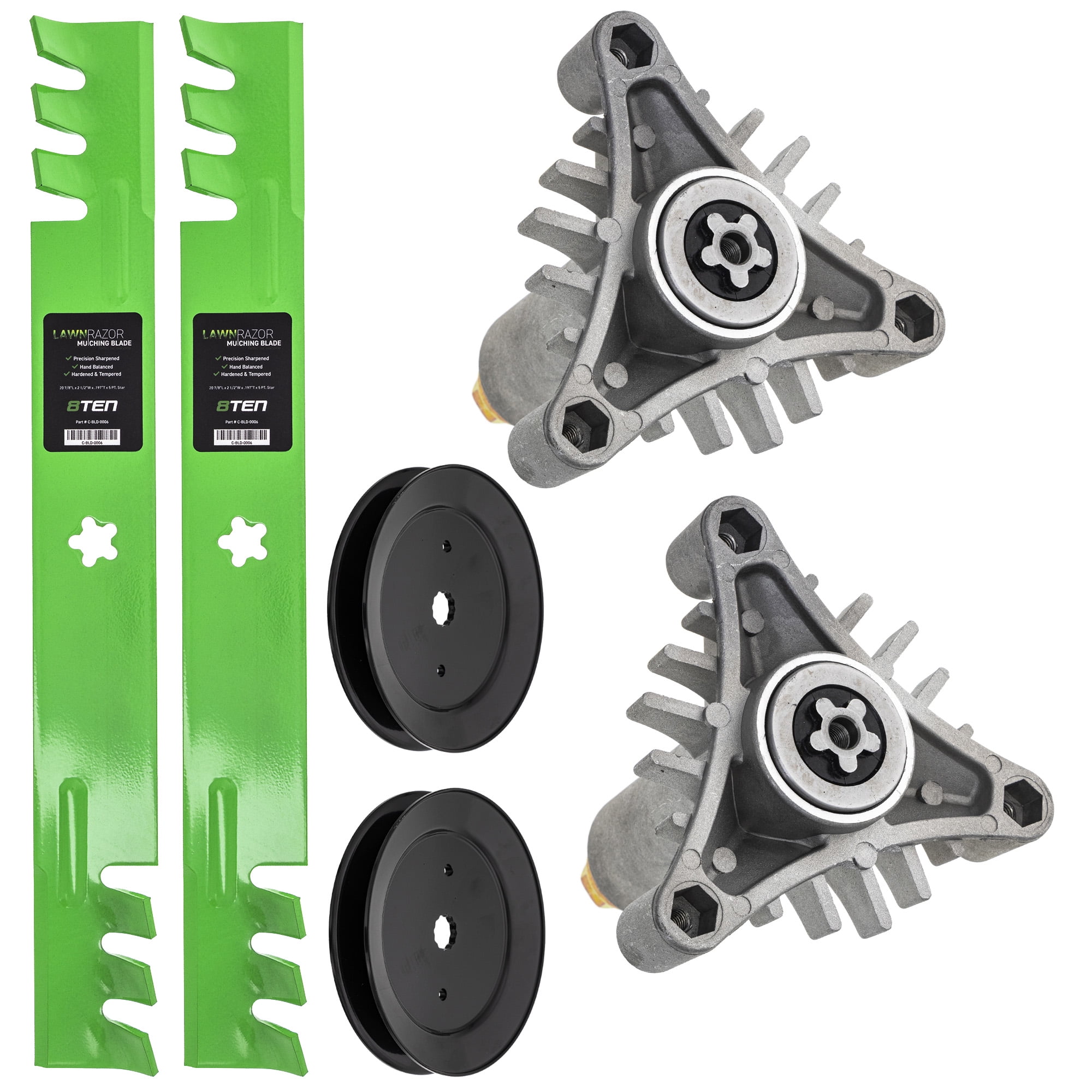 8TEN Blade Spindle Pulley Kit for Husqvarna 532130794 532134149 42-inch ...