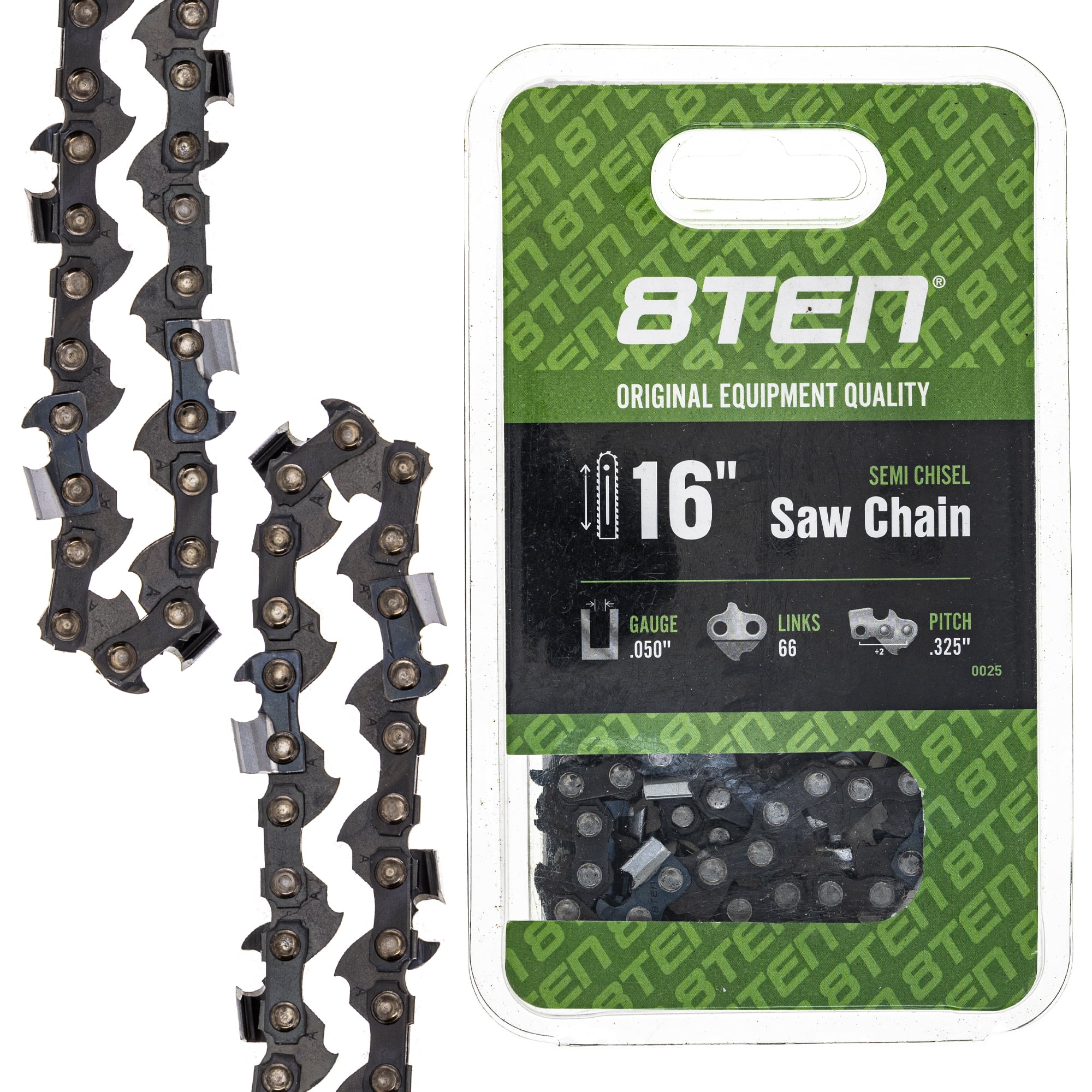 8TEN Chainsaw Chain 16 inch .050 .325 66 DL for Echo Husqvarna ...