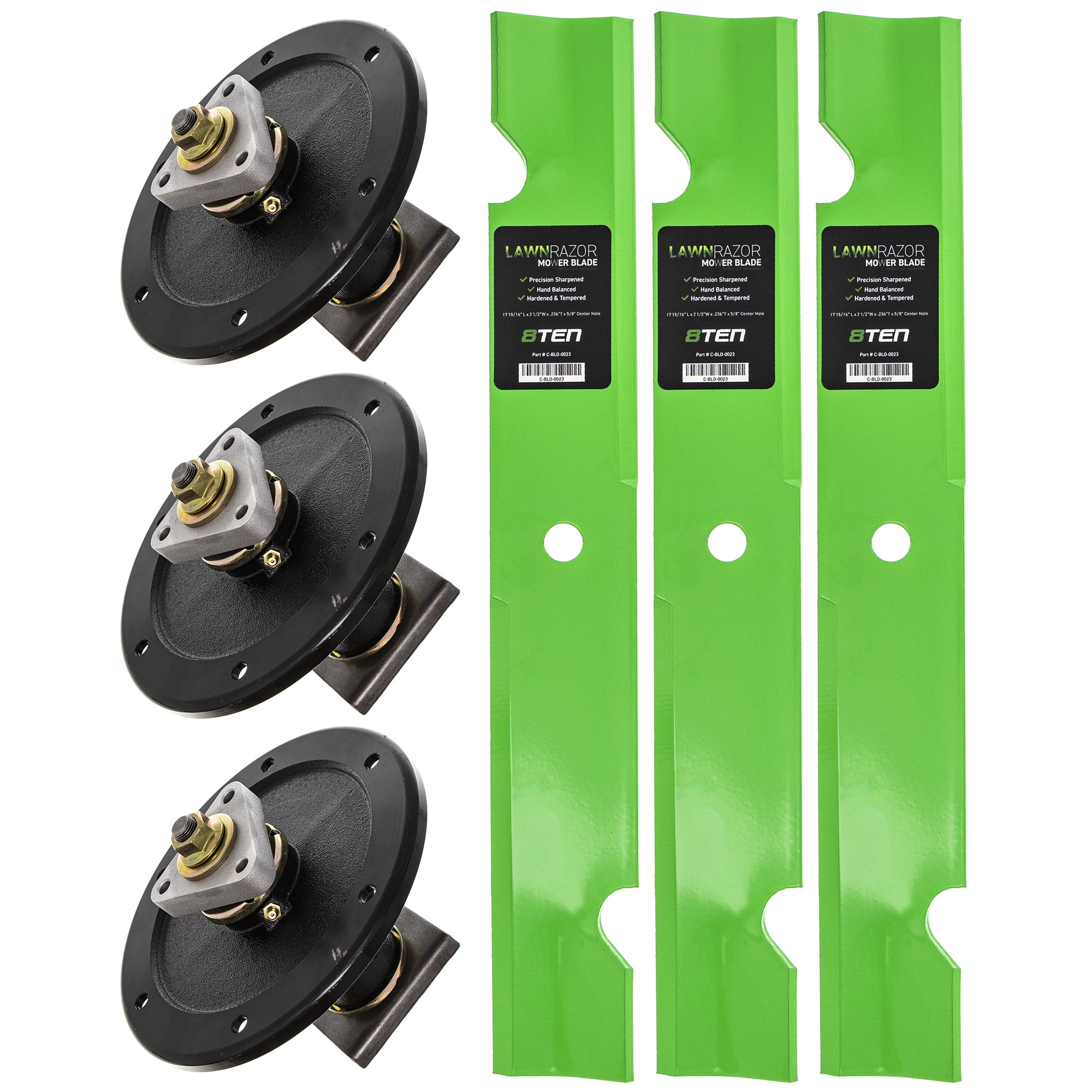 8TEN Deck Blade Spindle Kit for Toro Z Master 400 450 500 74559 ...