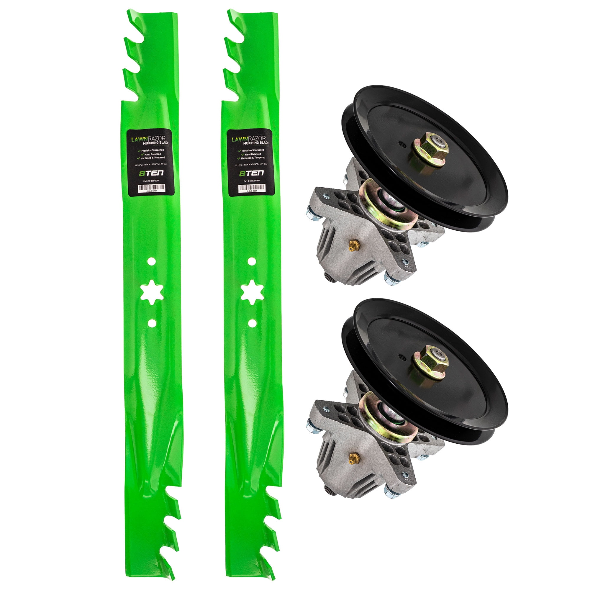 8TEN Deck Blade Spindle Kit for Troy Bilt Mustang XP 46-inch 918-05078A ...