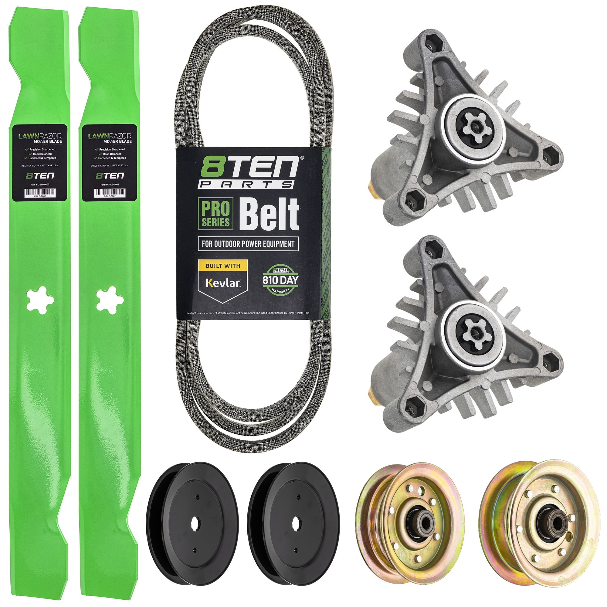 8TEN Deck Rebuild Kit for Craftsman 42 inch LT1000 LT2000 Lawn Mower ...