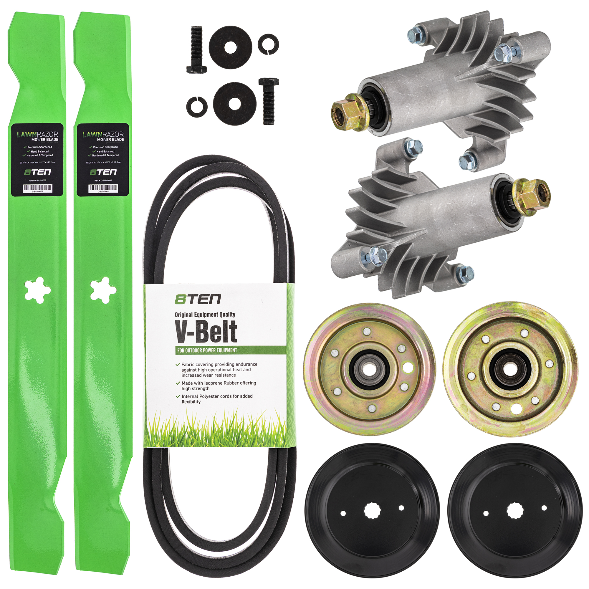 8TEN Deck Rebuild Kit for Husqvarna 48 inch YTH1848XP YTH1848XPF ...