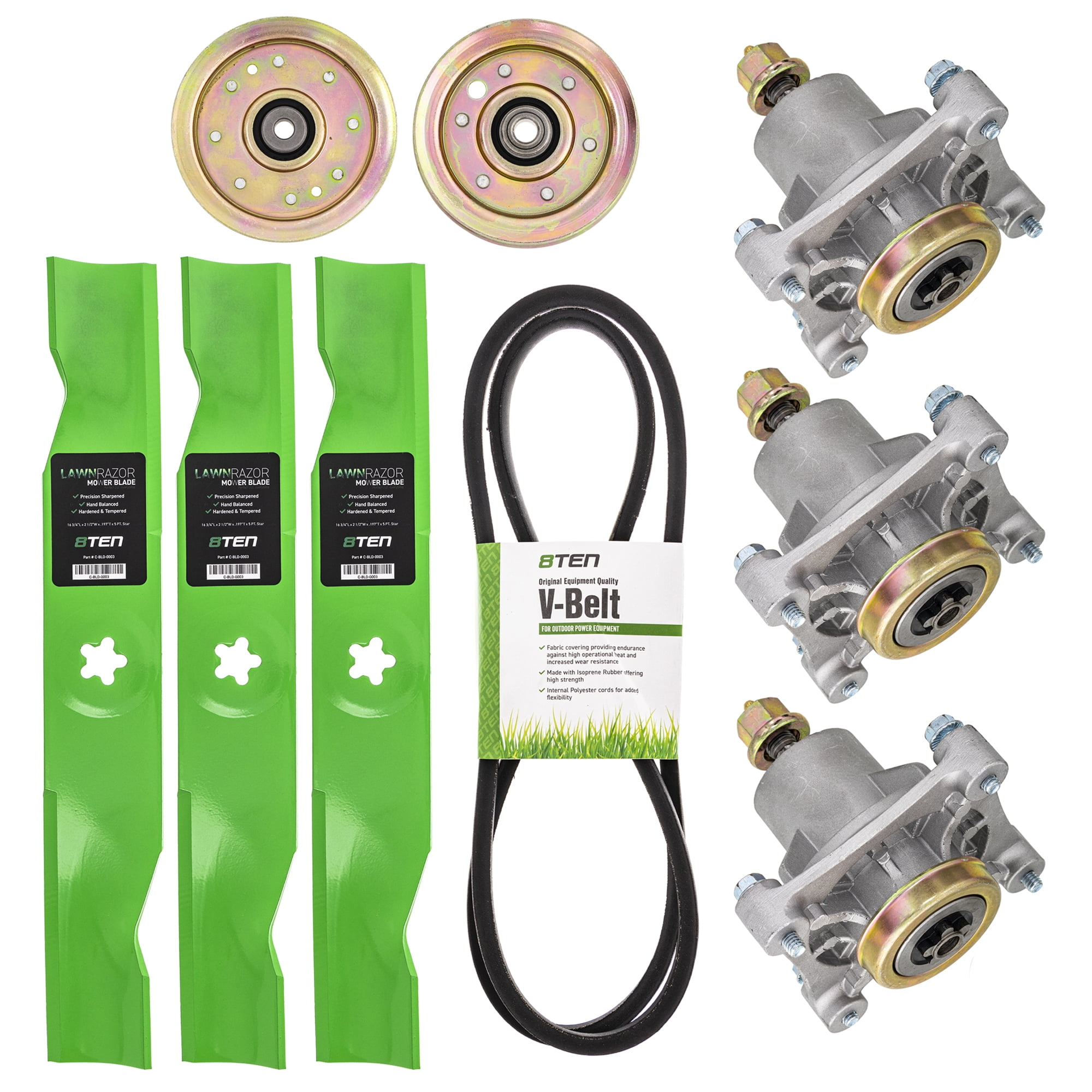 8TEN Deck Rebuild Kit for Husqvarna 48 inch YTH1848XP YTH1848XPF Blade ...