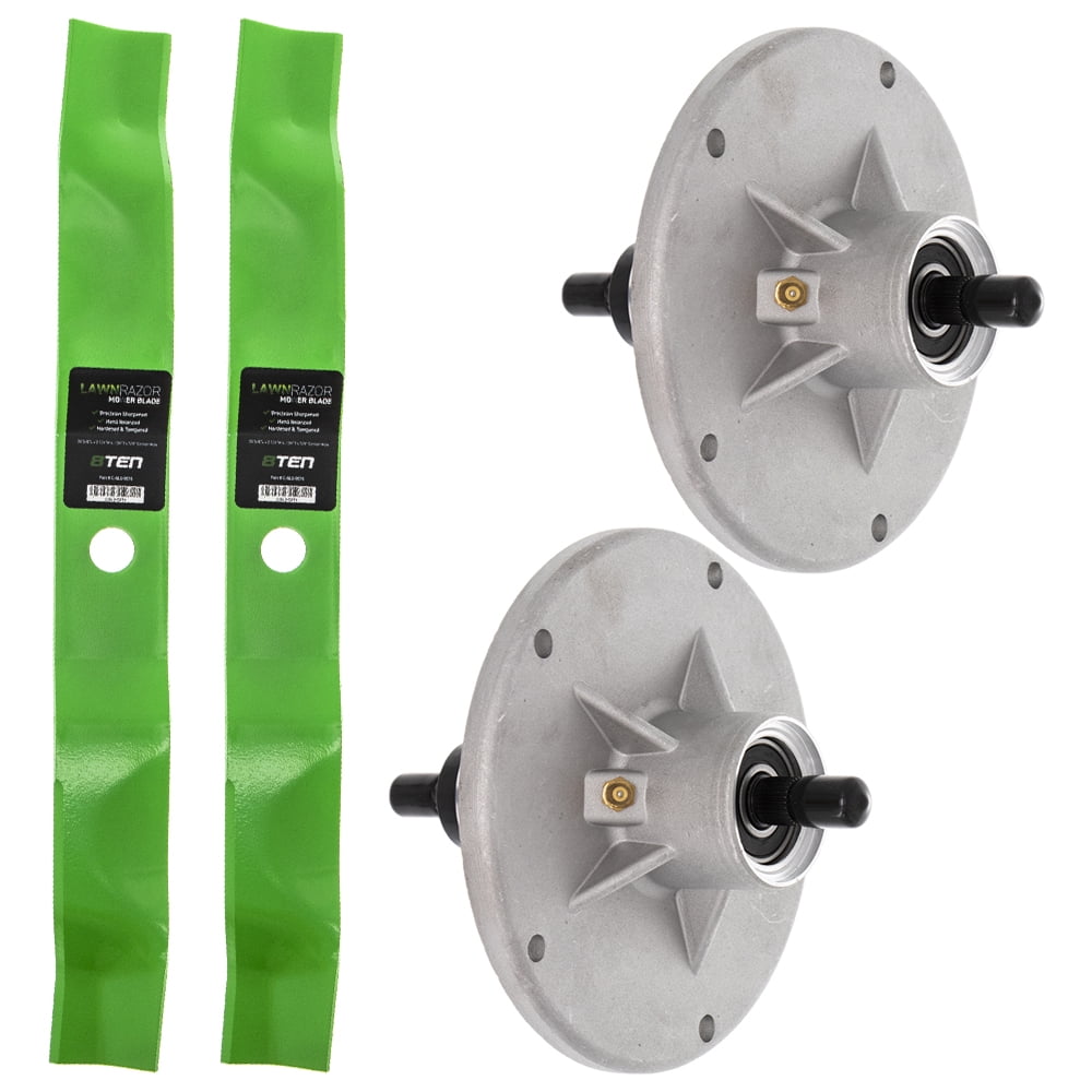 8TEN Deck Spindle Blade Kit for Riding Lawn Mowers, Compatible with ...